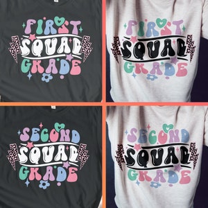 Back to School Squad Retro Svg Png Groovy Teacher Svg School Girl Svg ...