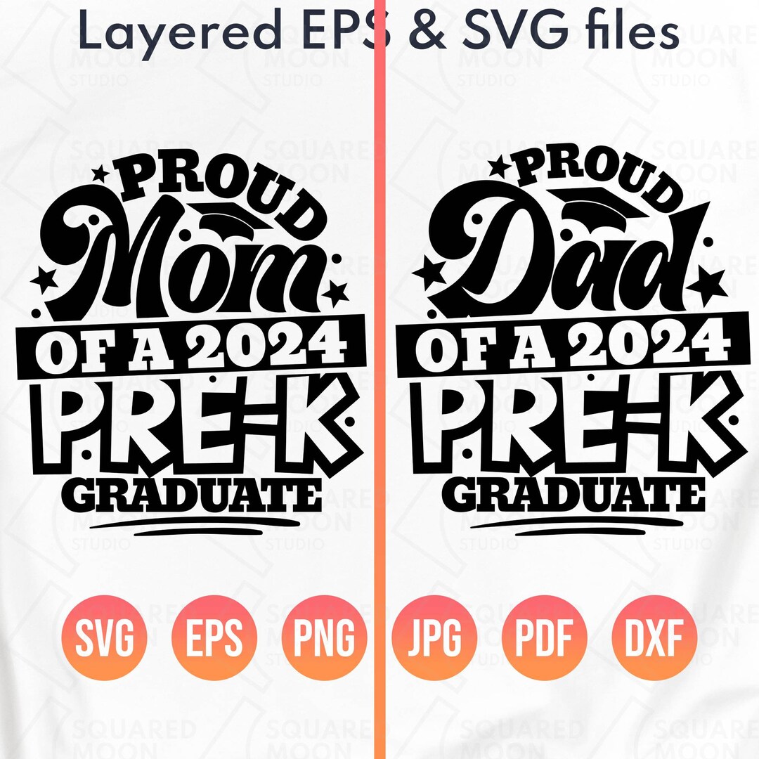 Proud Mom of a 2024 Prek Graduate and Proud Dad of a 2024 Pre-k ...