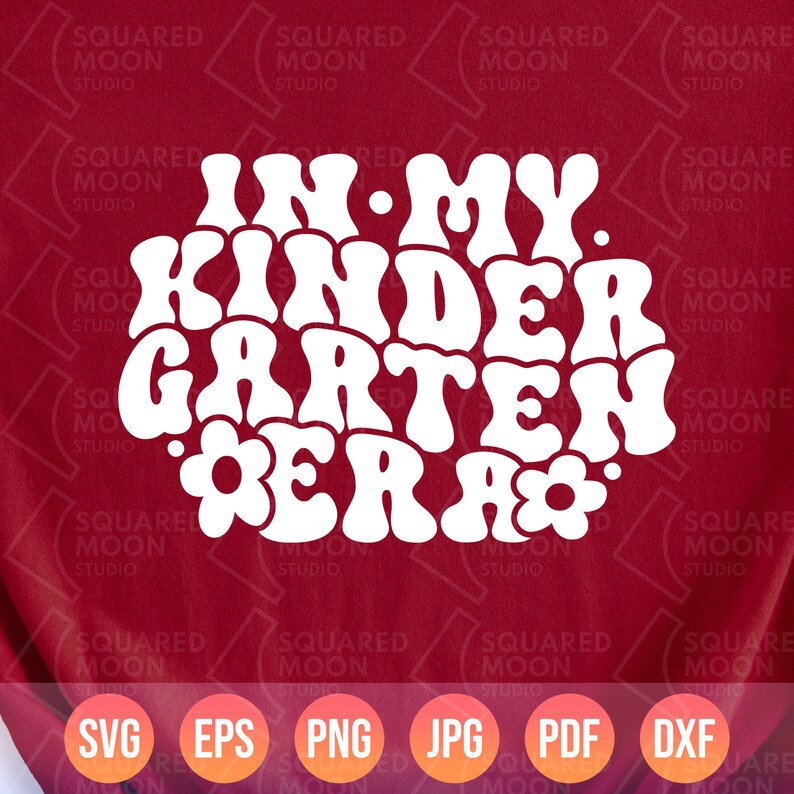 Back to School Svg Bundle| in My Kindergarten Era Svg| in My Preschool ...