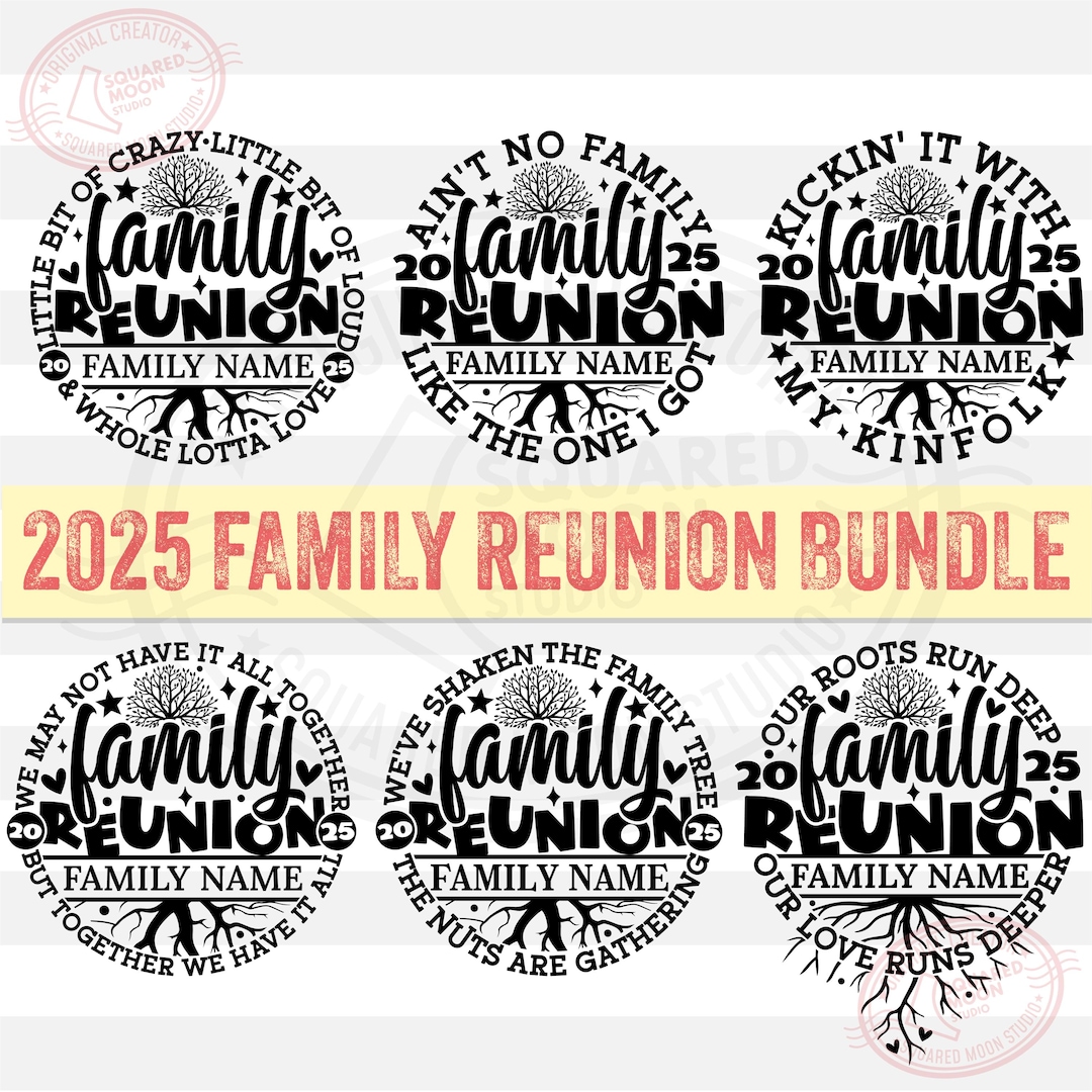 Family Reunion Svg Png, Funny 2025 Family Gathering Matching Shirts ...