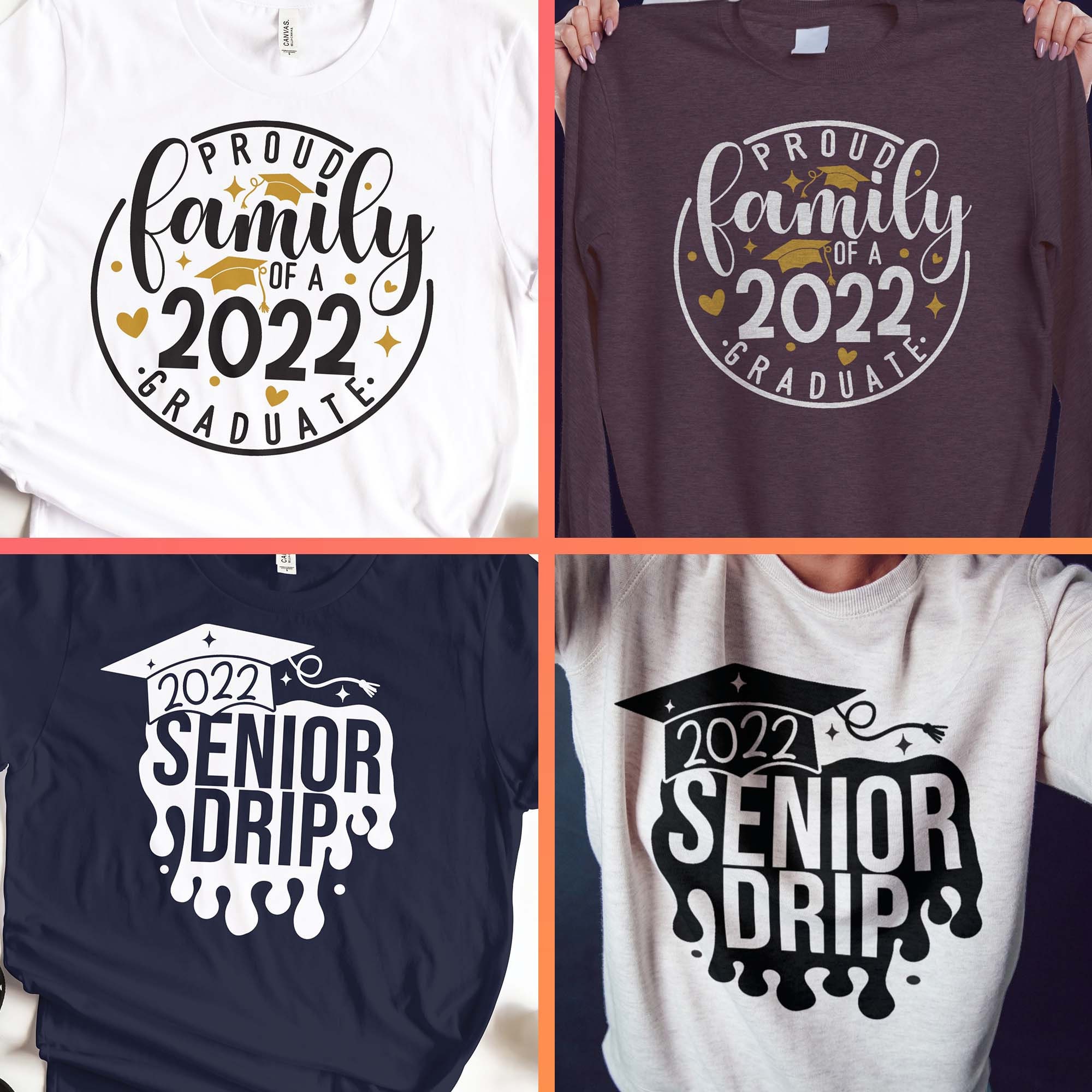 Graduation Svg Bundle Graduate 2022 Svg Senior 2022 Svg | Etsy