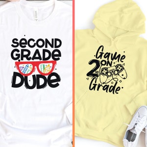 2nd Grade Svg Boys Back to School Svg Bundle First Day of Second Grade ...