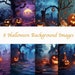 Halloween Digital Background Images - Etsy