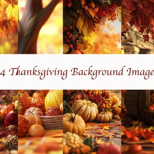 4 Thanksgiving Background Digital Images - Etsy