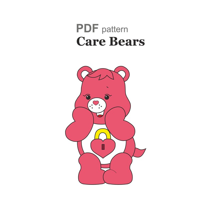 Care Bears Pattern - Etsy