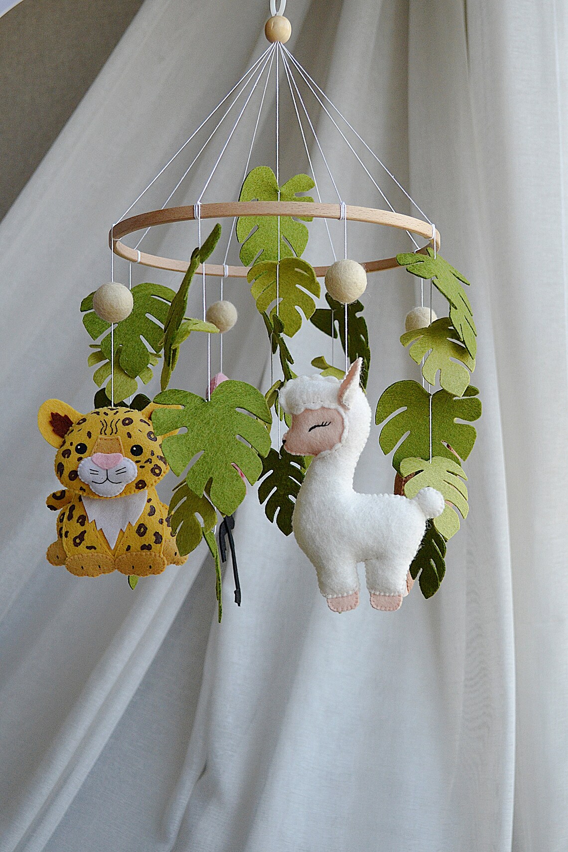 Safari Baby Mobile, Crib Mobile, Lion Baby Mobile, Giraffe Baby Mobile ...