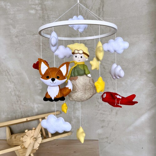 Little Prince Baby Mobile Nursery Decor Crib Musical Mobile - Etsy