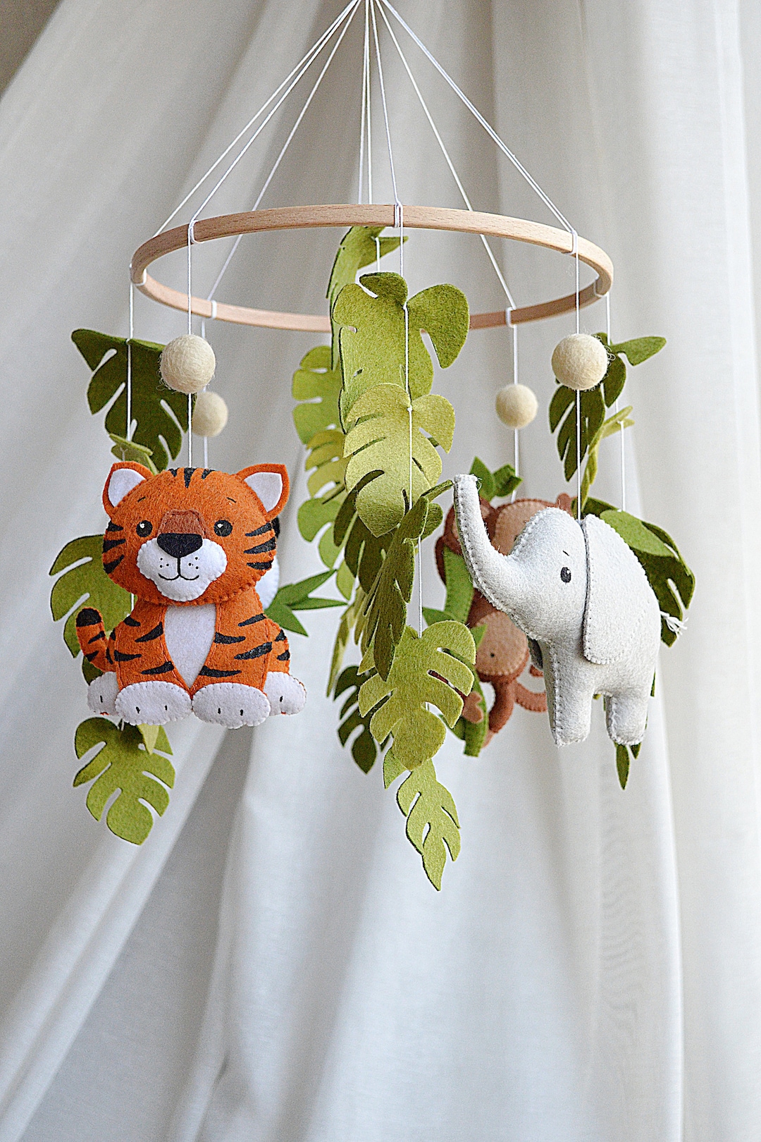 Safari Baby Mobile, Crib Mobile, Lion Baby Mobile, Giraffe Baby Mobile ...