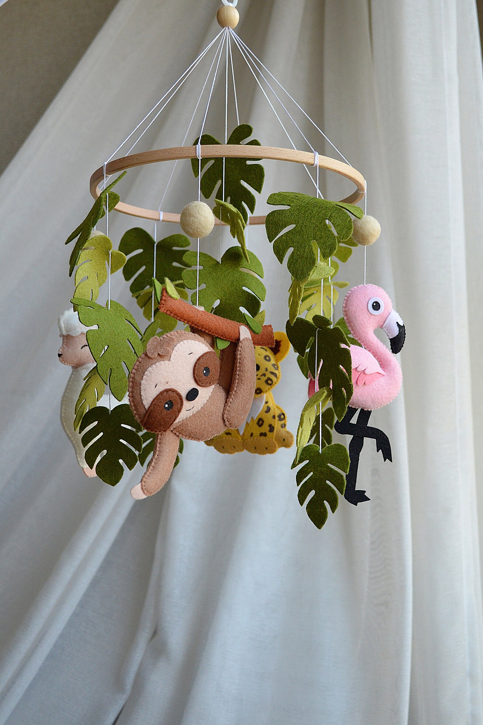 Safari Baby Mobile, Crib Mobile, Lion Baby Mobile, Giraffe Baby Mobile ...