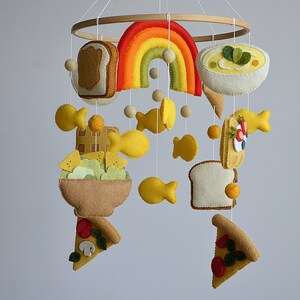 Pizza Baby Mobile, Tacos, Burritos, Bread Toast, Waffles, Mobile to the ...