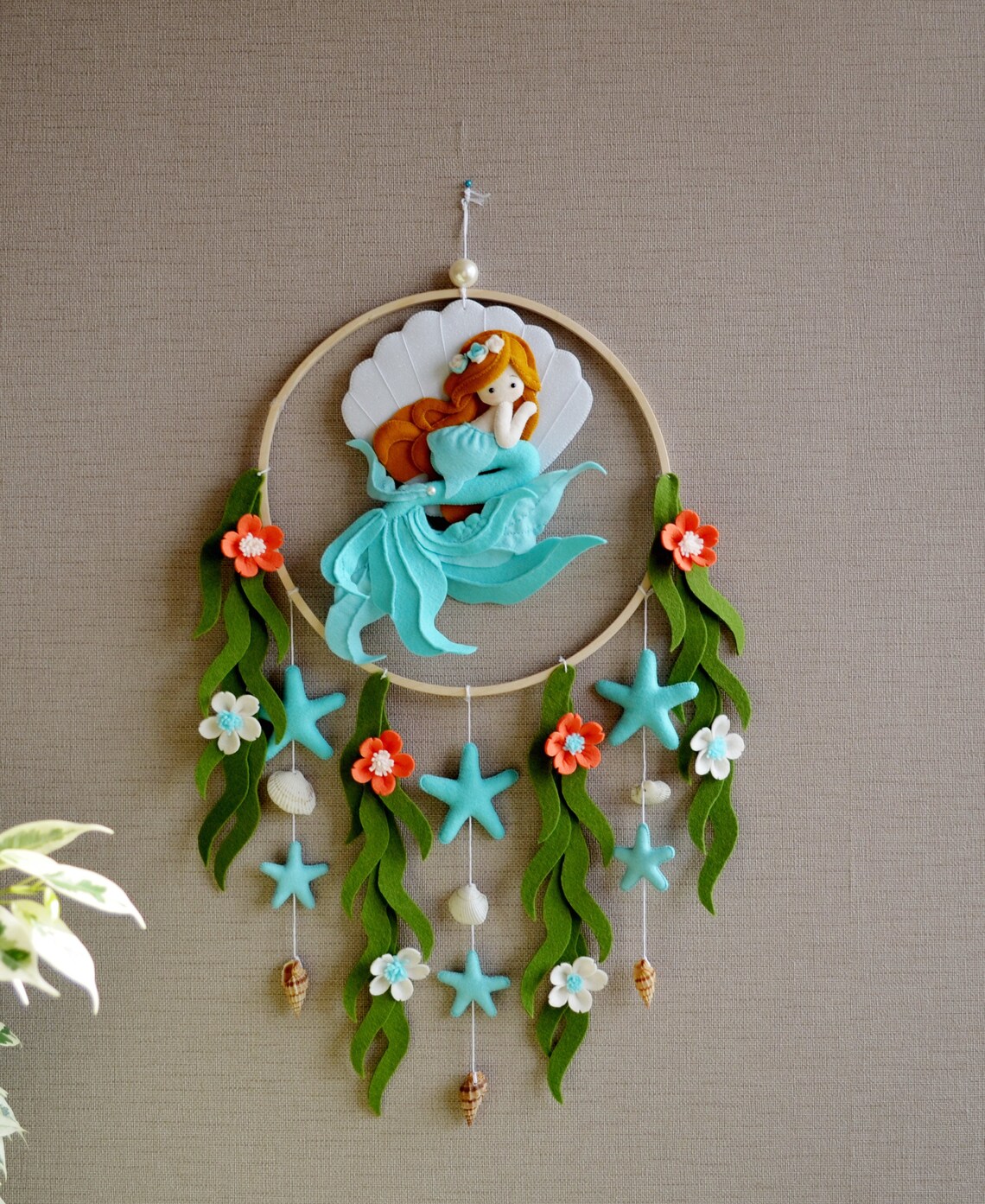 Mermaid Mobile Baby Girl Mobile Mermaid Ornament Crib - Etsy