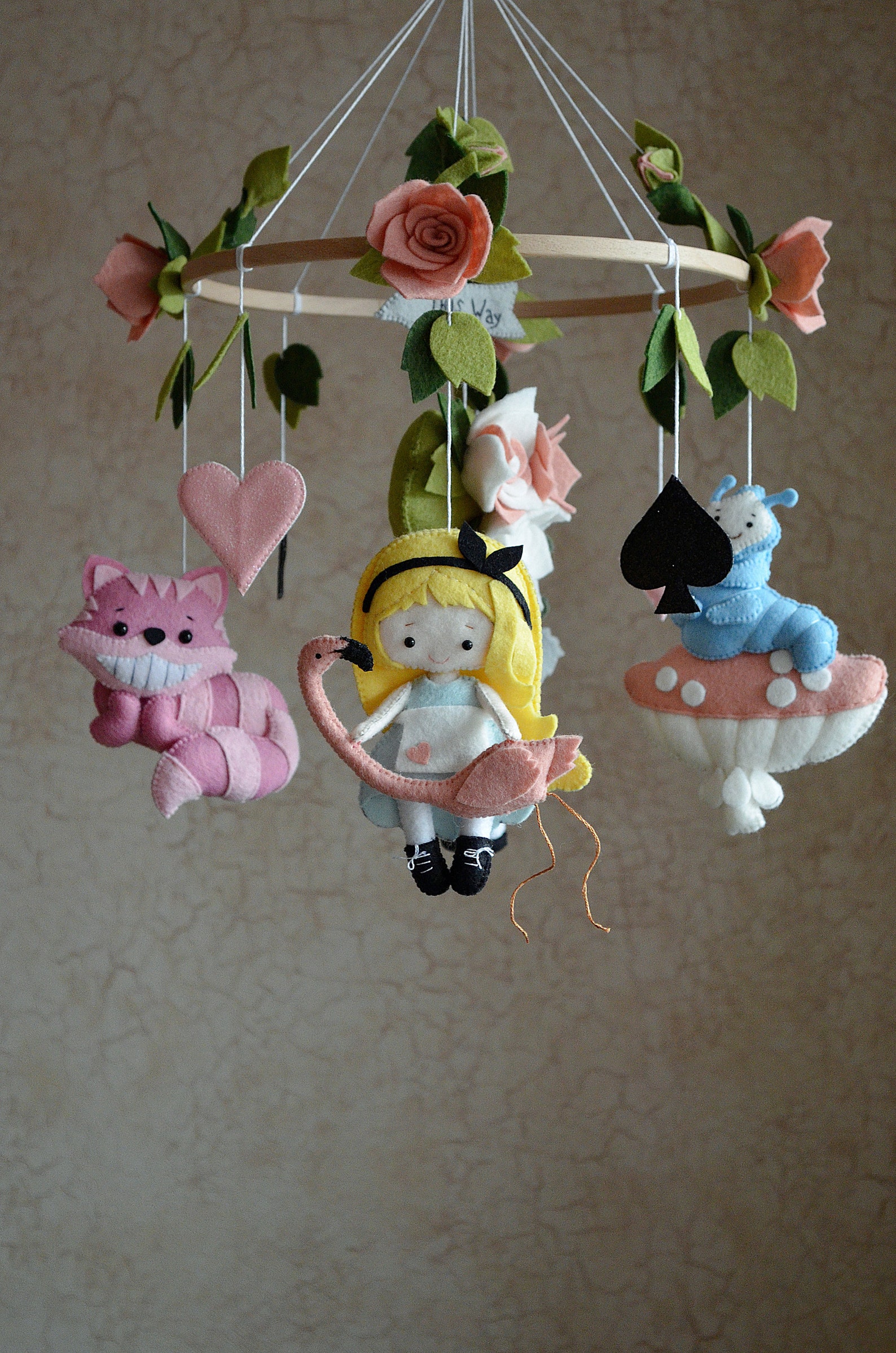 Girl Baby Mobile Alice in Wonderland Nursery Mobile Baby | Etsy