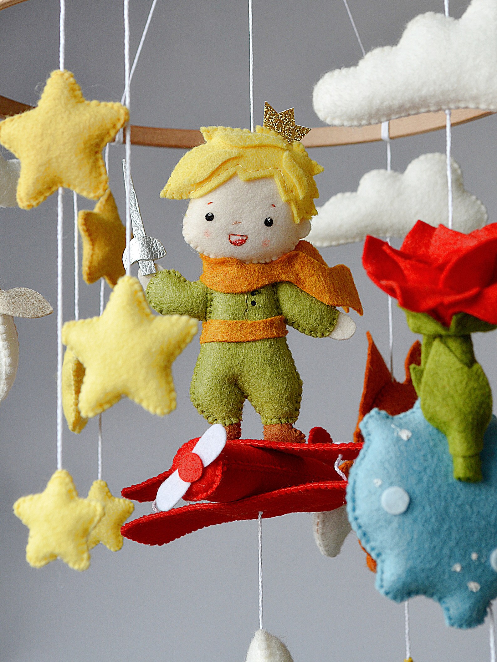Little Prince Baby Mobile for Boy, Crib Mobile, Gift Newborn - Etsy