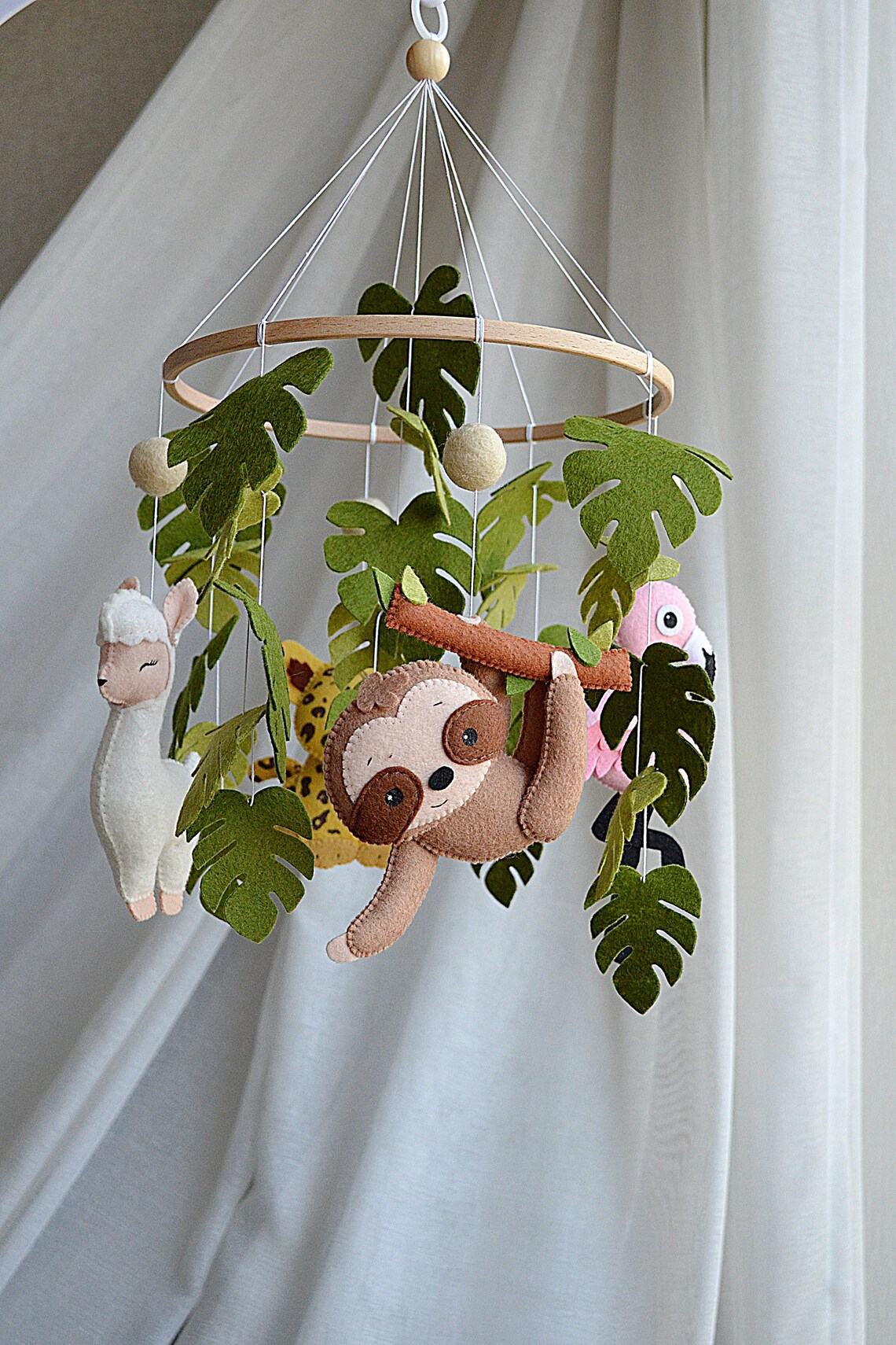 Safari Baby Mobile, Crib Mobile, Lion Baby Mobile, Giraffe Baby Mobile ...
