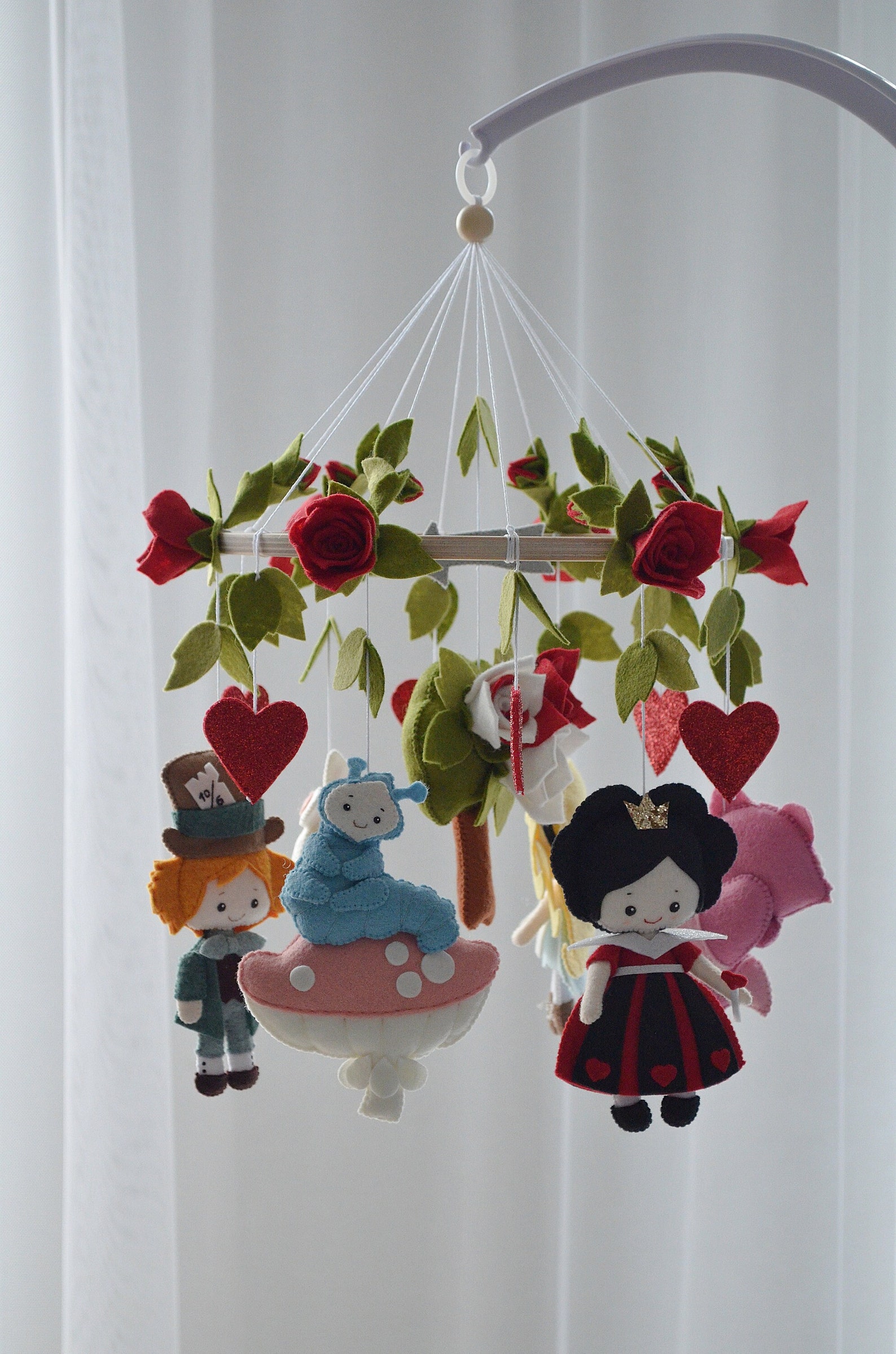 Girl Baby Mobile Alice in Wonderland Nursery Mobile Baby - Etsy