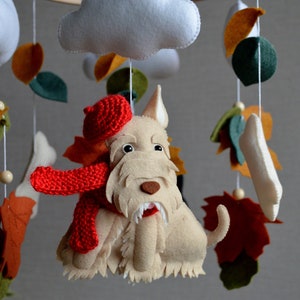 Dogs Baby Mobile. Dogs Mobile From Felt. Scotch Terrier Yorkshire ...
