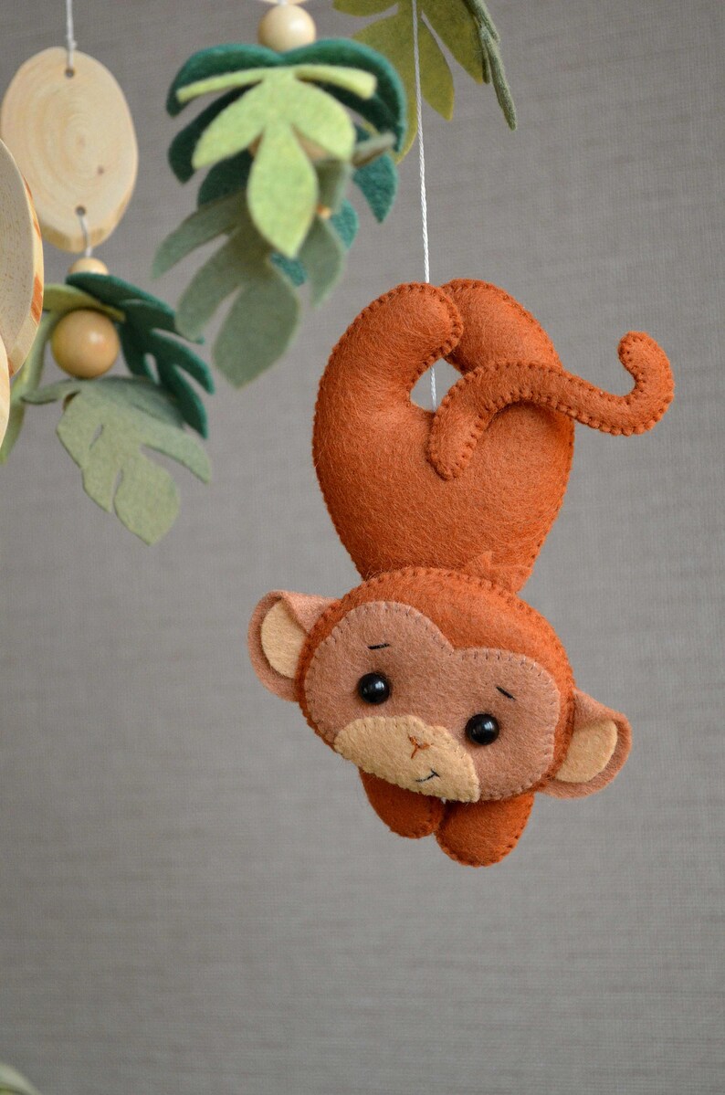 Safari Baby Mobile, Jungle Mobile, Safari Baby, Jungle Nursery, Nursery ...