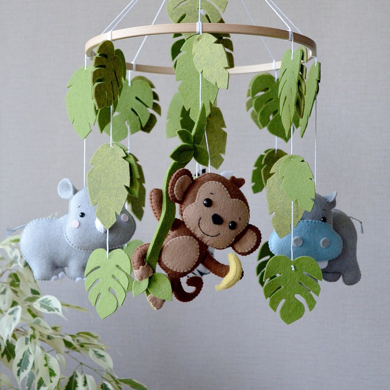 Animal Baby Mobile - Etsy