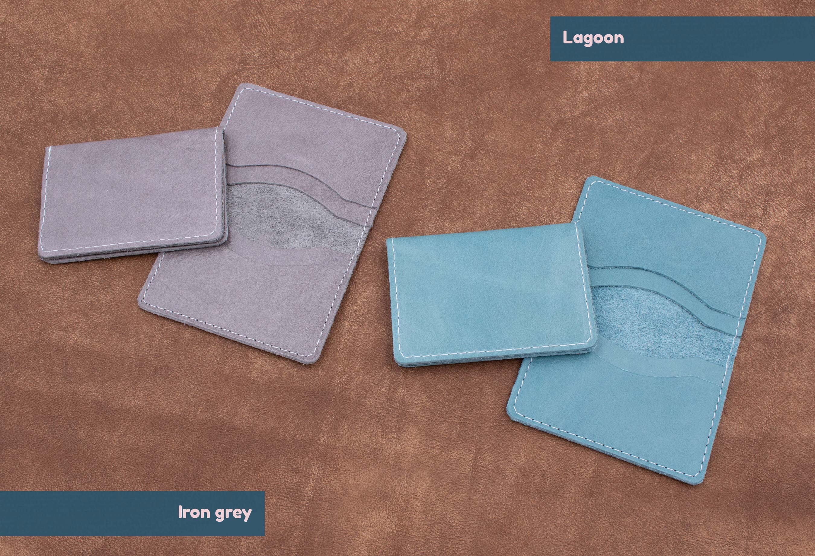 18 Colours Handmade Genuine Leather Slim Card Holder / - Etsy UK