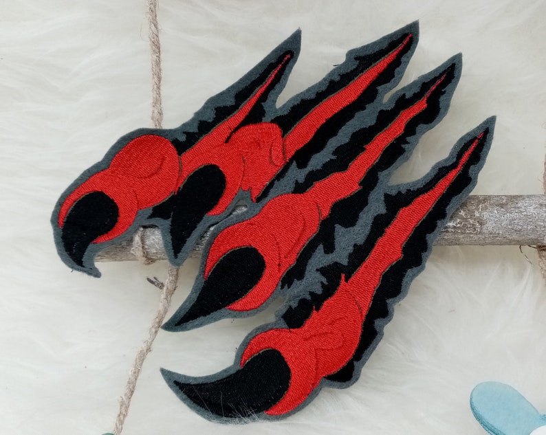 Aufnäher Kralle T-Rex Drache verschiedene - Etsy.de