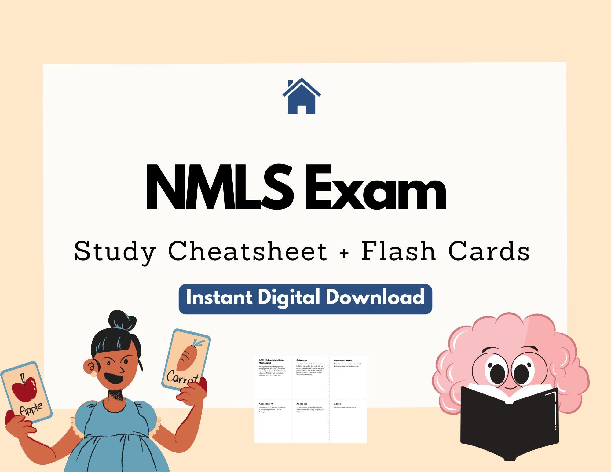 NMLS Exam 2025 Study Bundle: Cheat Sheet & Flash Cards - Etsy