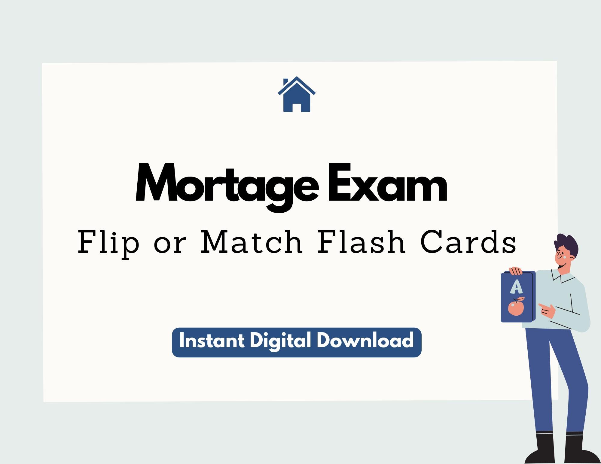 NMLS Exam Flash Cards 2025 - SAFE MLO Test Prep, Printable Study Tool ...