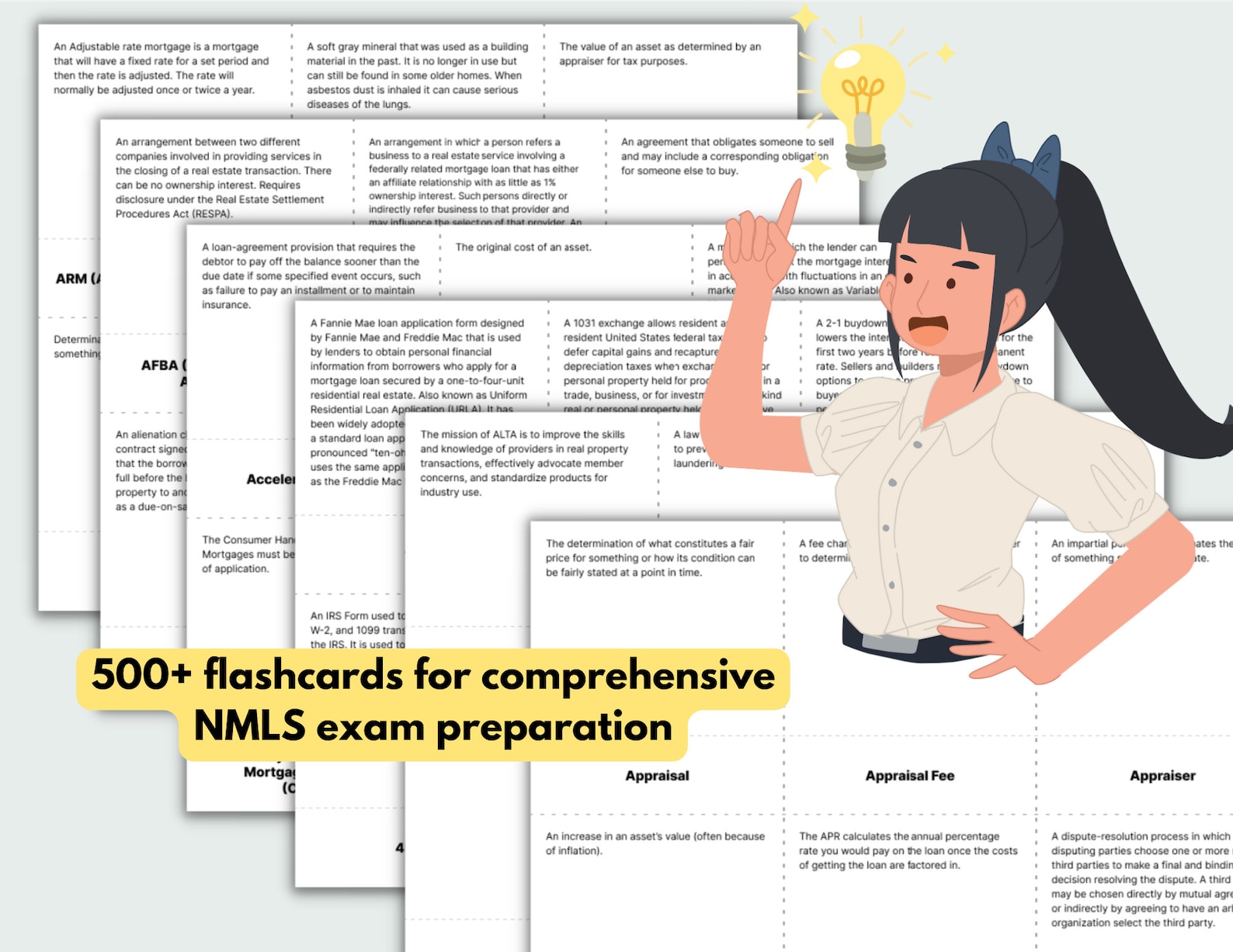NMLS Exam Flash Cards 2025 - SAFE MLO Test Prep, Printable Study Tool ...