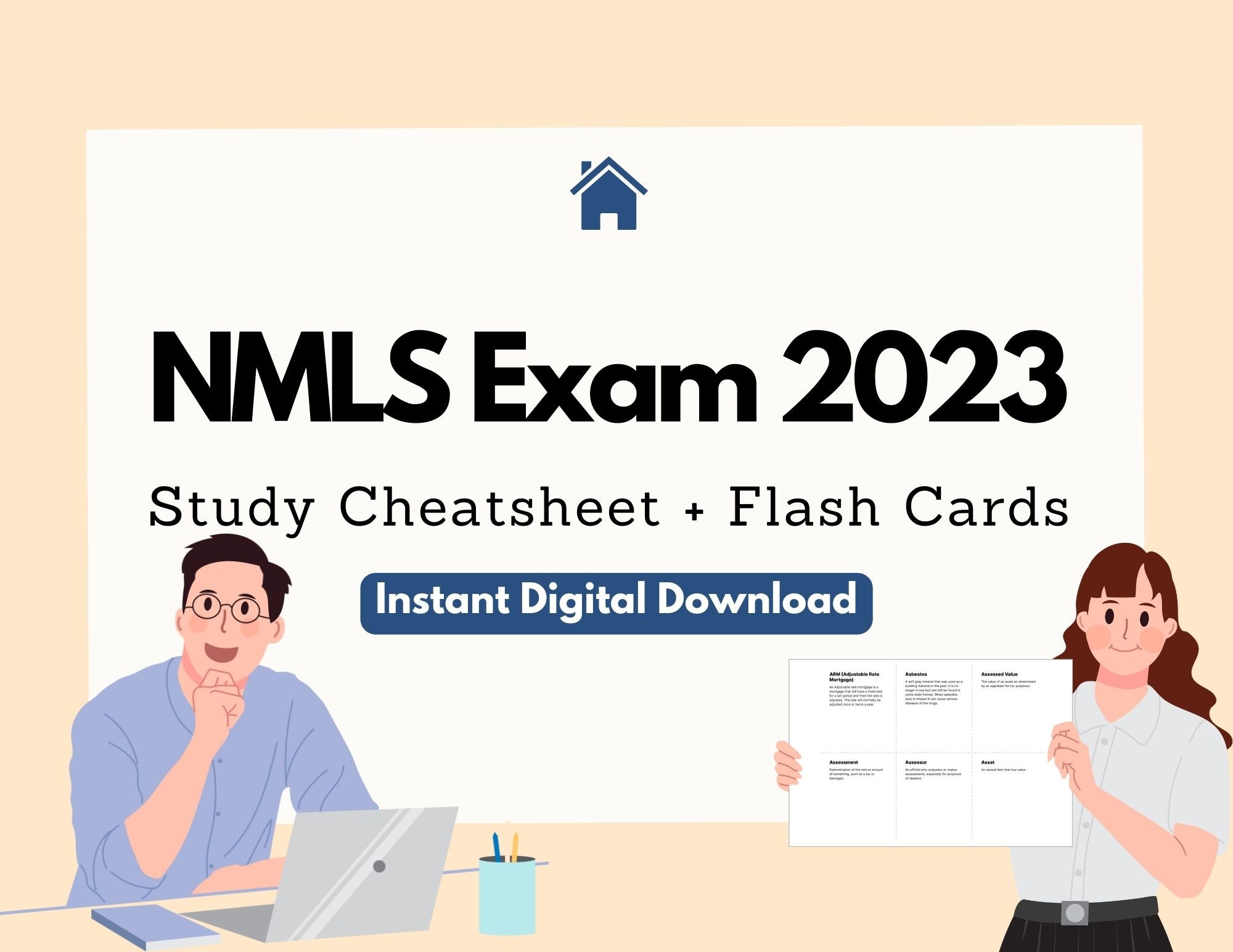 NMLS Exam 2023 Study Bundle: Cheat Sheet & Flash Cards - Etsy Australia