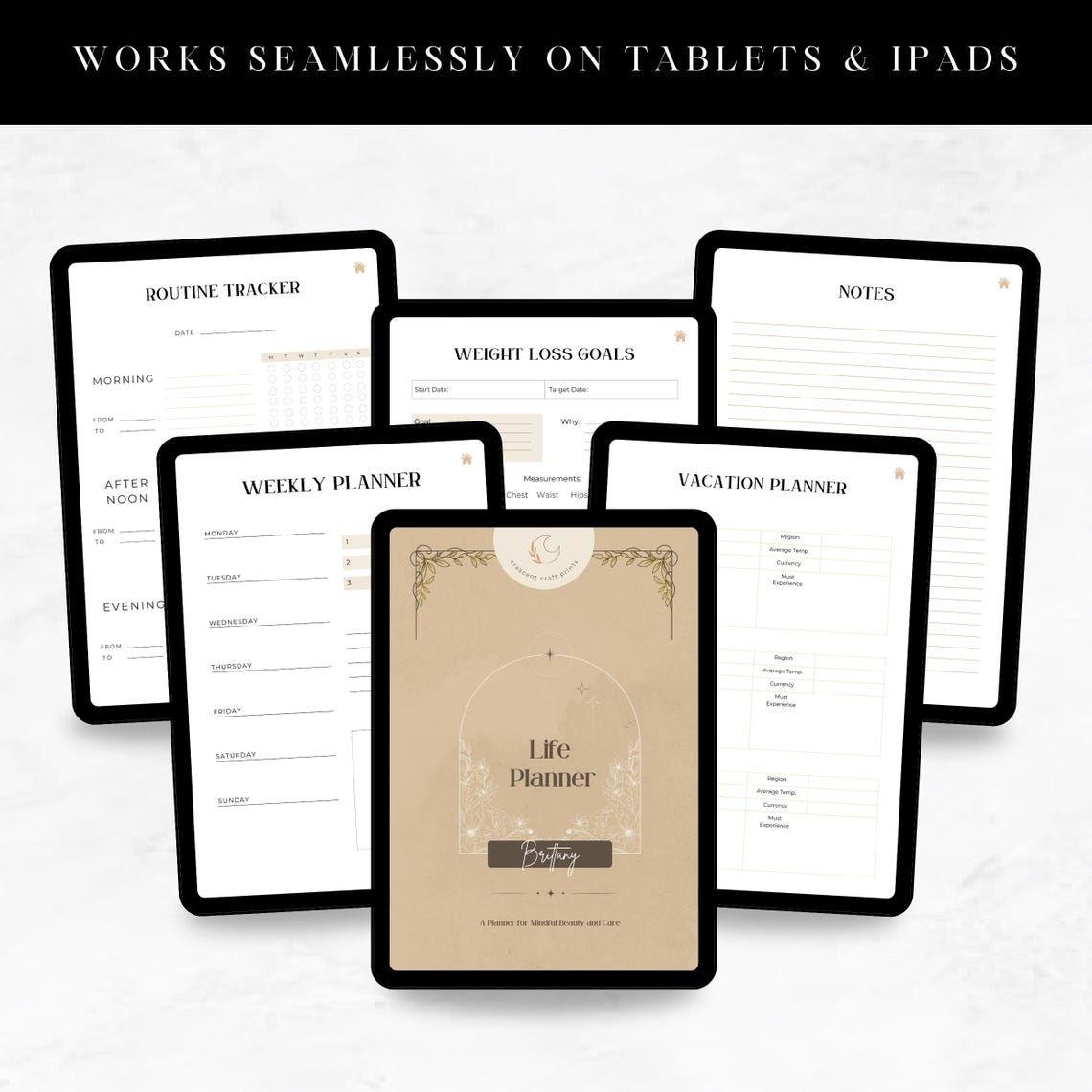 2025 Digital Life Planner, Undated Life Planner, Digital PDF ...