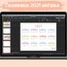 2021 Calendar Editable Using Power Point - Etsy