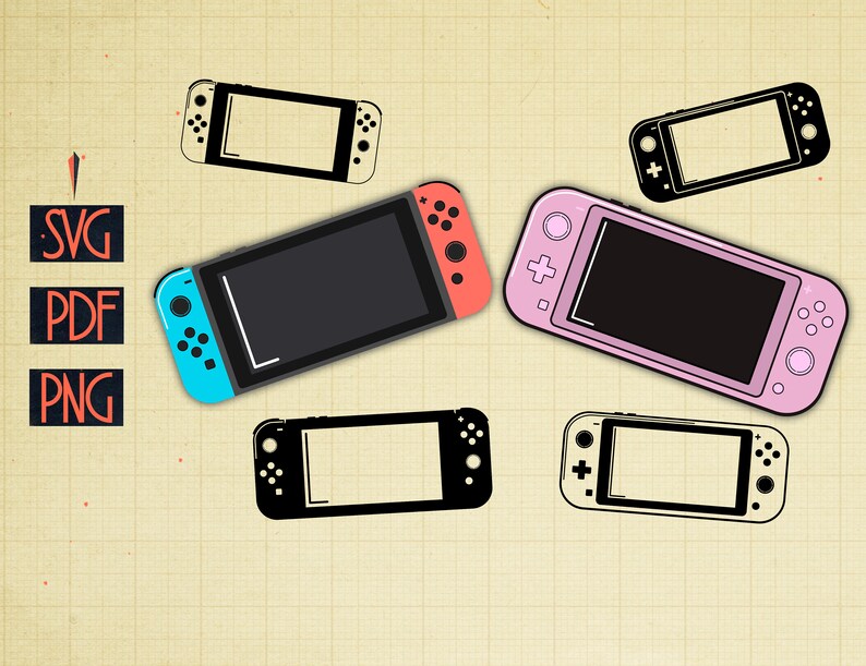 Nintendo Clipart Nintendo svg Nintendo Switch svg Nintendo | Etsy