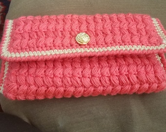 Coral Clutch Bag - Etsy