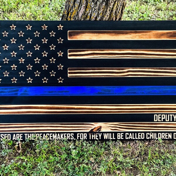 Thin Blue Line Decor - Etsy