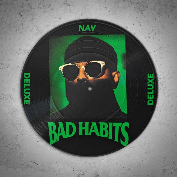 NAV Bad Habits deluxe Poster Printed on the Retro Vinyl - Etsy