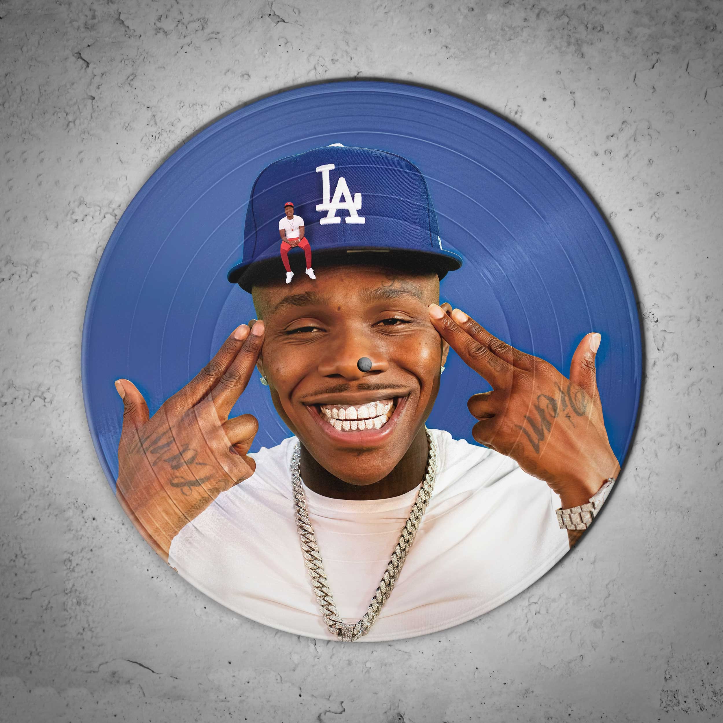 Dababy on Baby Deluxe Poster Printed on the Retro Vinyl Record Unique ...