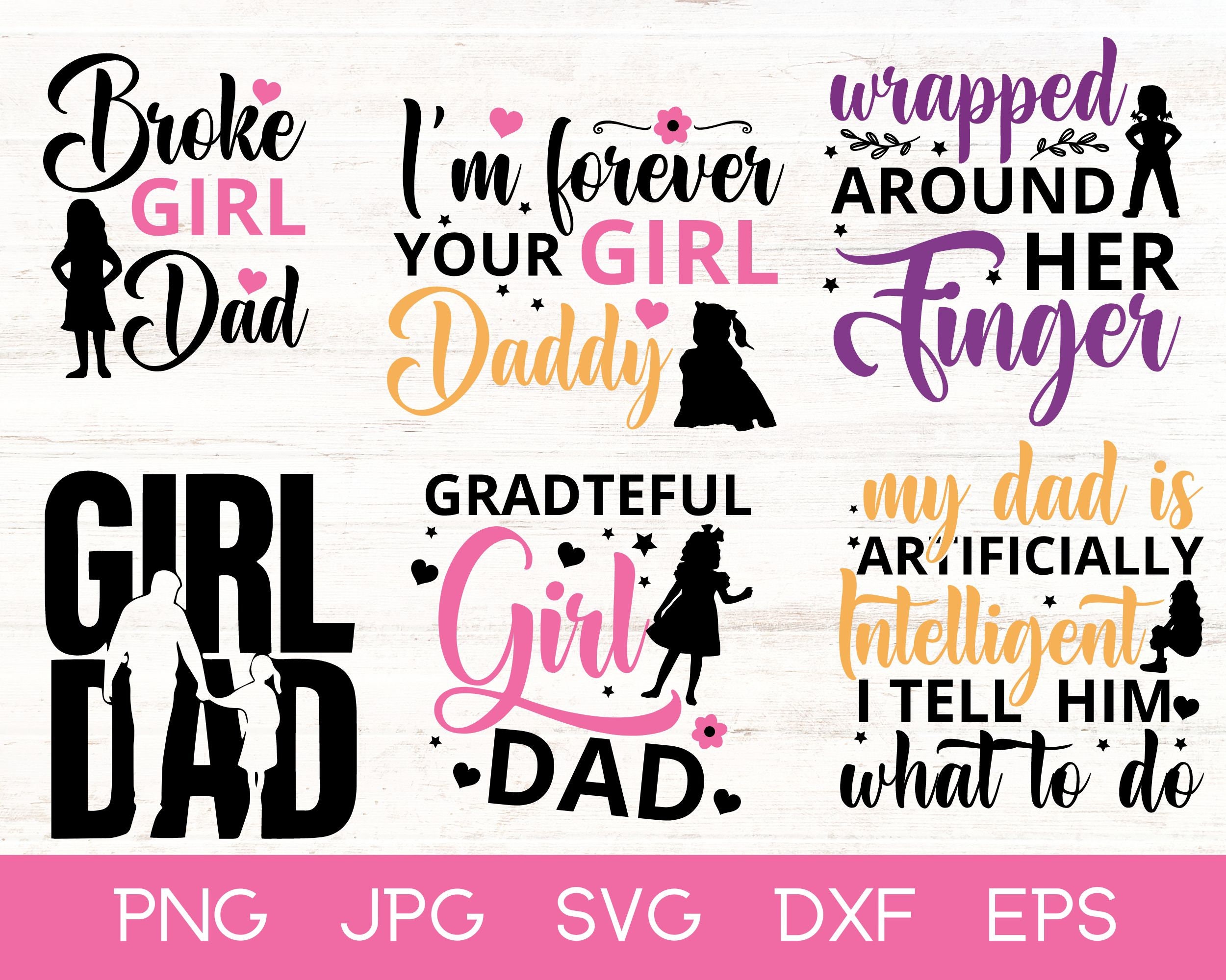 Girl Dad SVG, Girl Dad PNG, Father's Day Gifts, Dad Bod, Daddy's Little ...