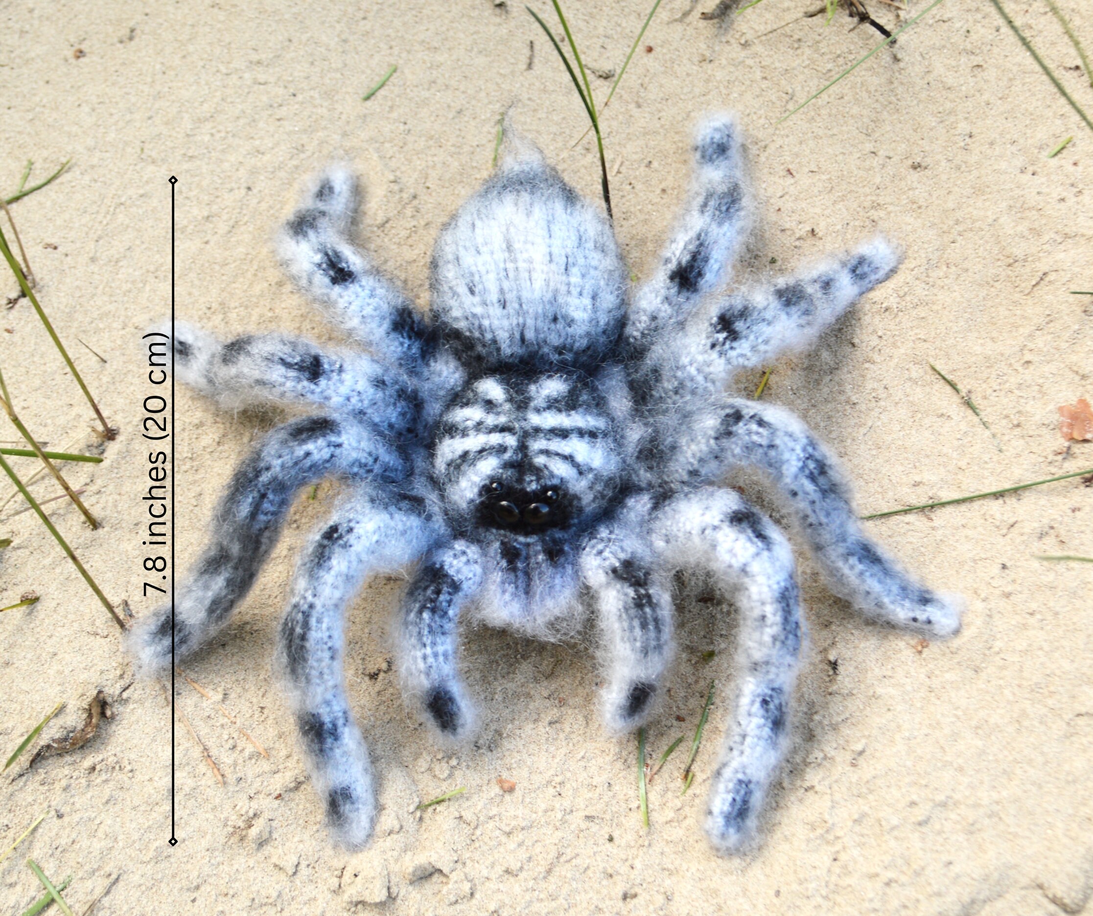 Crocheted Tarantula. Amigurumi Bird-eating Spider. Lifelike - Etsy