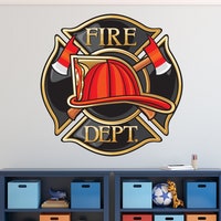 Retired Fire Chief Firefighter Decal Sticker Fire Department Car Truck ...