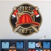 Retired Fire Chief Firefighter Decal Sticker Fire Department Car Truck ...