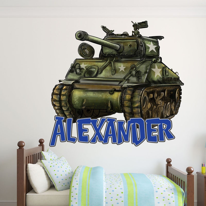 Military Tank Wall Decals - Etsy
