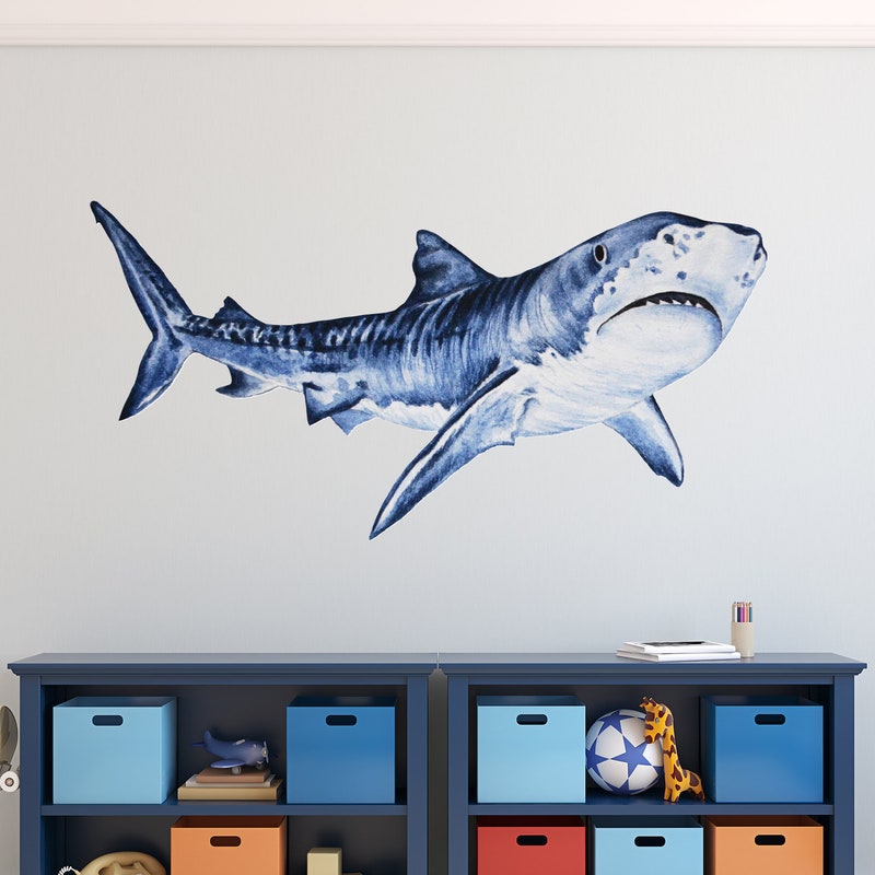 Shark Wall Decals - Etsy
