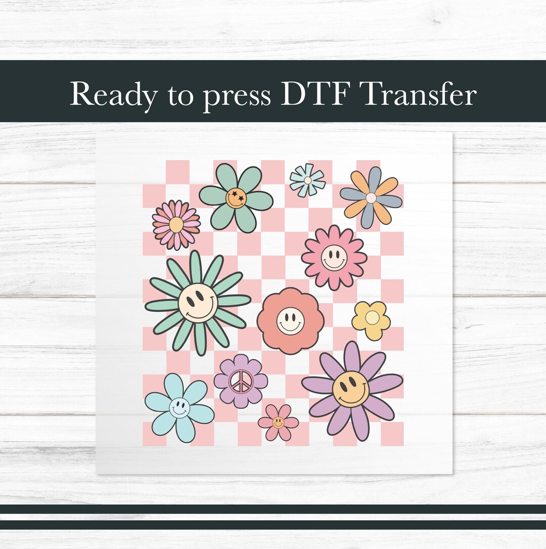 Daisy Summer DTF Transfer, Vintage Summer Iron on Transfers Design ...