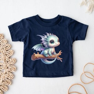 Fairytale Dragon DTF Transfer, Watercolor Ready-to-press Design for ...