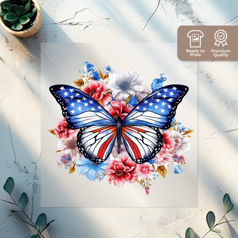 Butterfly Transfer - Etsy