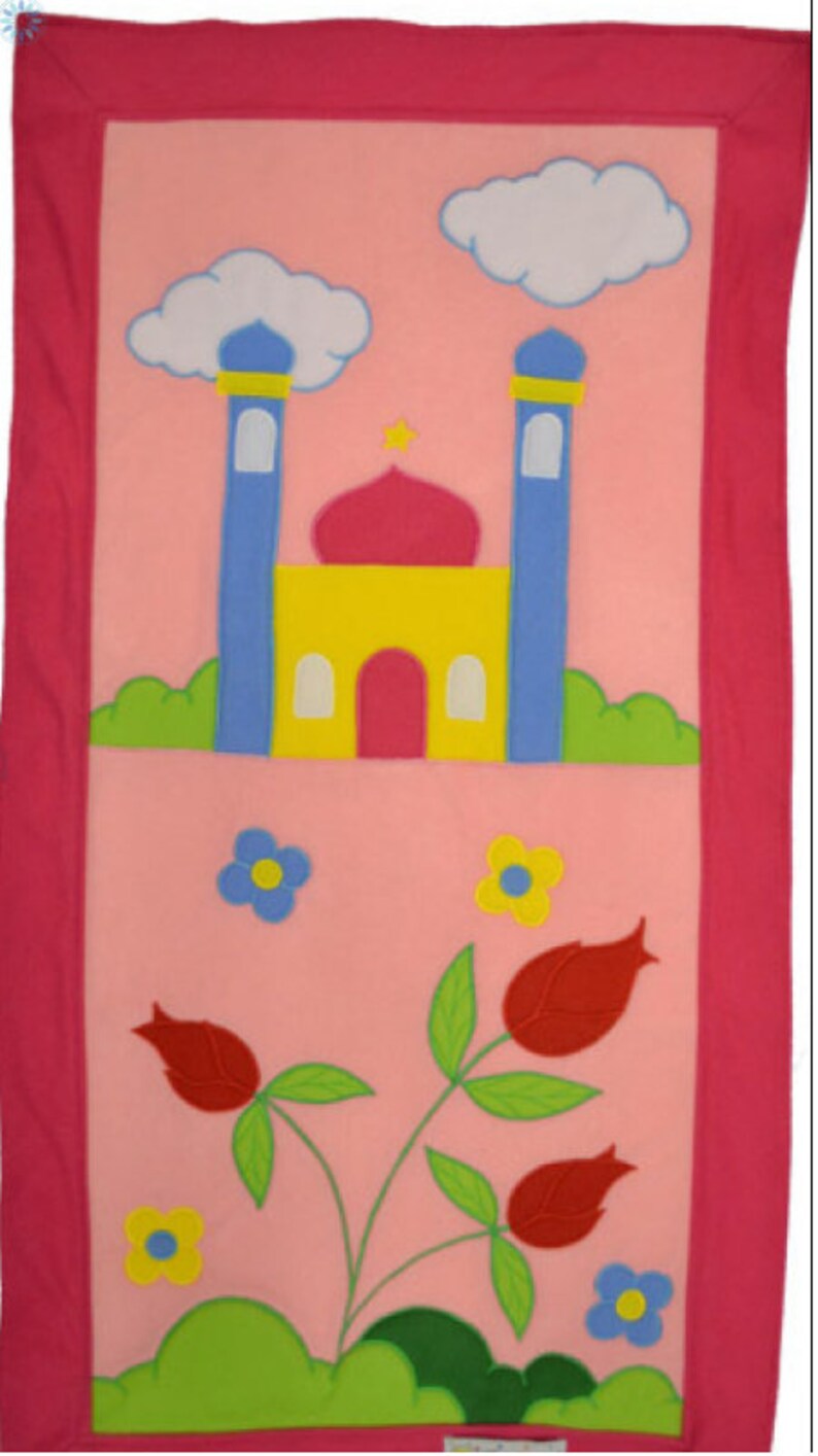 My Little Prayer Rugs for Muslim Kids Colorful Handmade Children's ...
