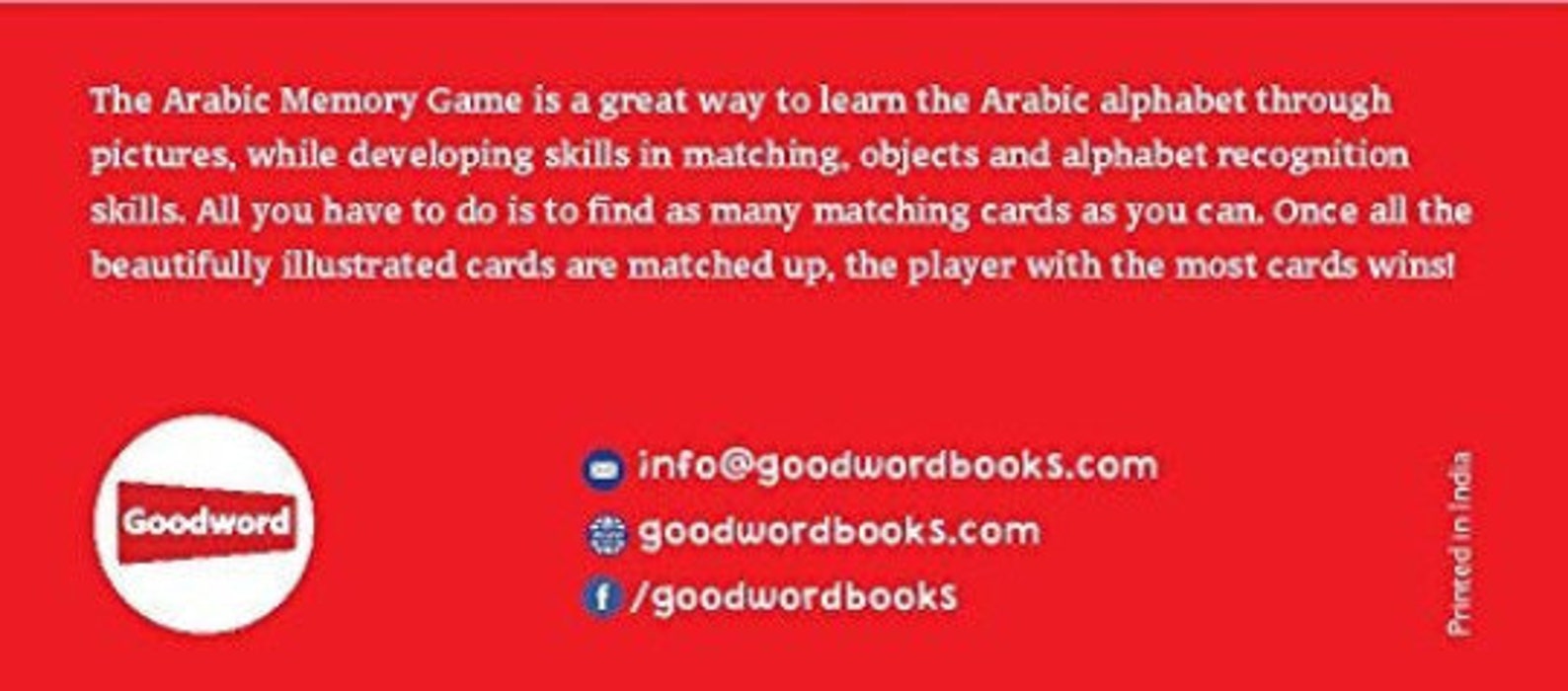 Arabic Memory Game lubatul Mutabaqah Lil Huroof - Etsy