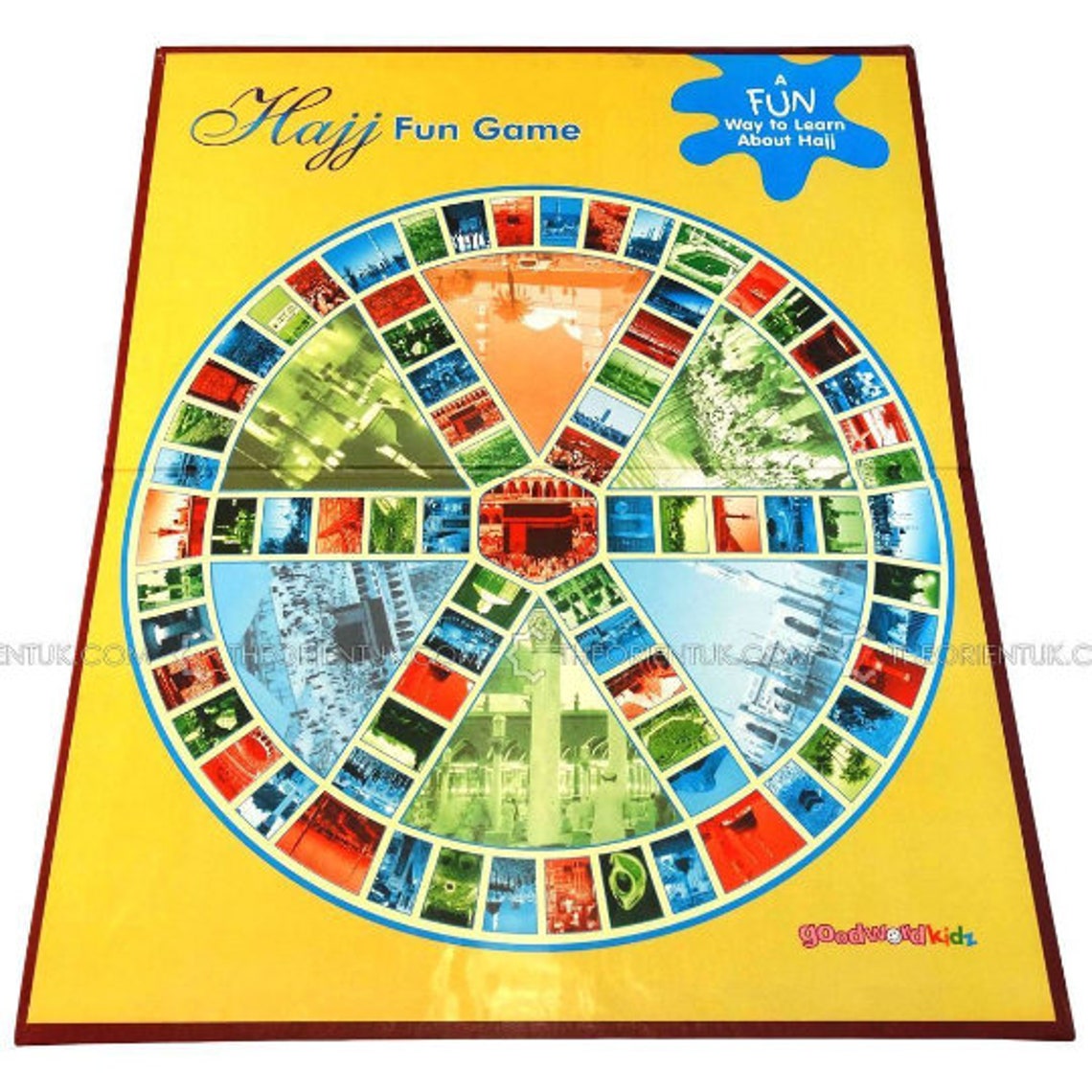 Hajj Fun Game Islamic Educational Board Game for Kids - Etsy