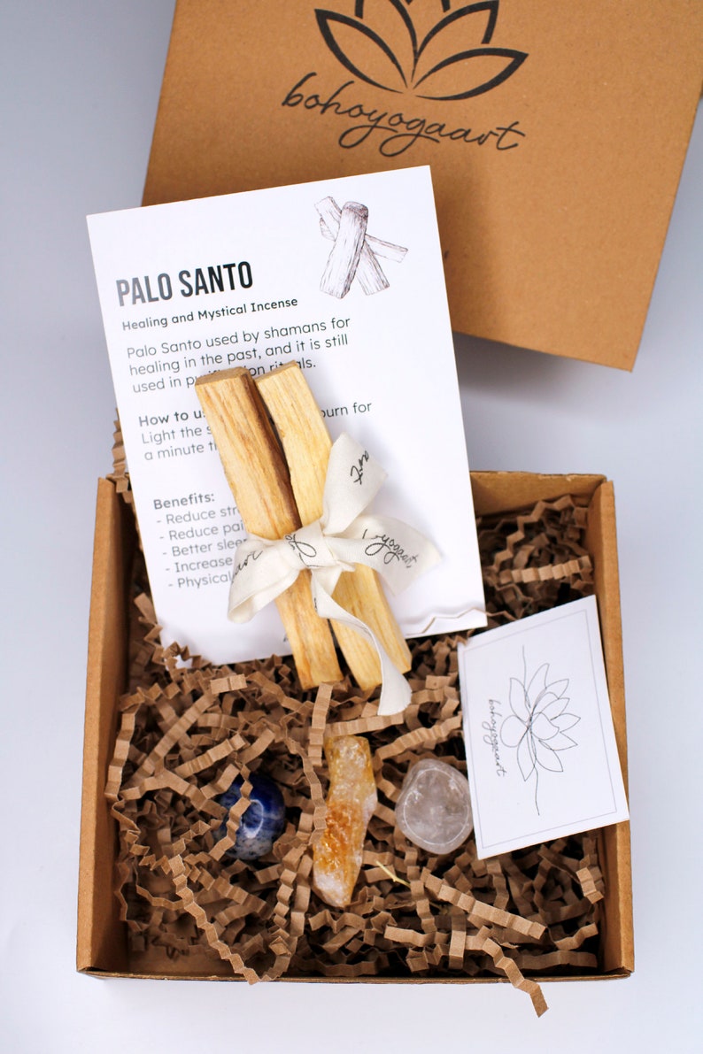New Beginnigs Gift Box, Workplace Crystal Kit, Crystal for Abundance ...