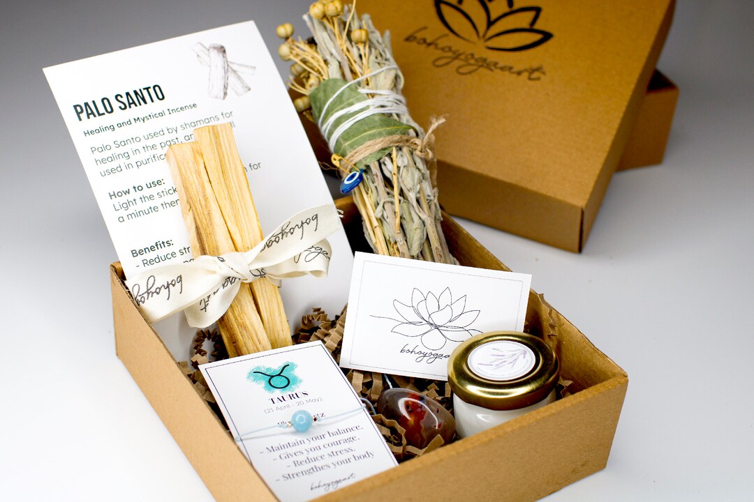 Taurus Sign Ritual Gift Box, Spiritual Gifts for Taurus Horoscope ...