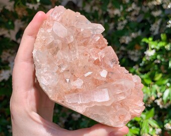 Pink Himalayan Quartz Point Cluster - Etsy